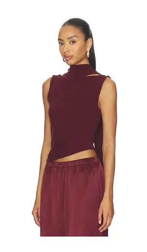 MADISON THE LABEL Netta Scarf Top