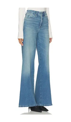 Good American Soft-tech Good Waist Palazzo Leg Jeans