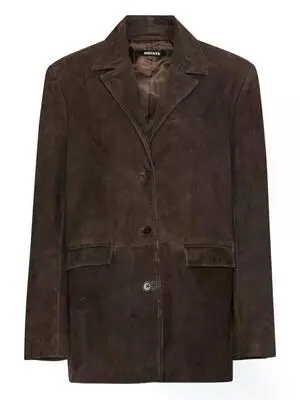 ROTATE BY BIRGER CHRISTENSEN Suede Blazer - Brown