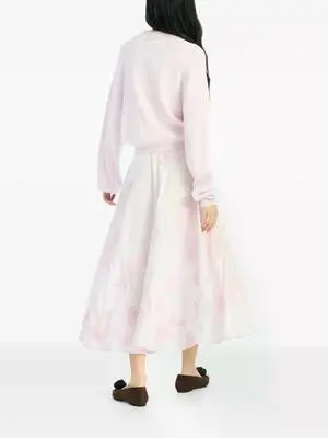 ROTATE BY BIRGER CHRISTENSEN Midi Skirt - Pink