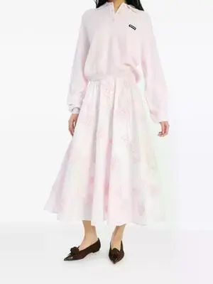 ROTATE BY BIRGER CHRISTENSEN Midi Skirt - Pink