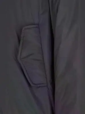 Herno Zip-up Jacket With High Neck And Buttoned Cuffs
