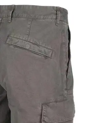Stone Island Cargo Shorts With Old-effect Treatment