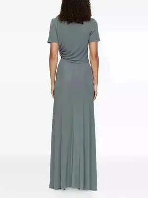 Christopher Esber Orica Cascade Crystal Maxi Skirt - Grey