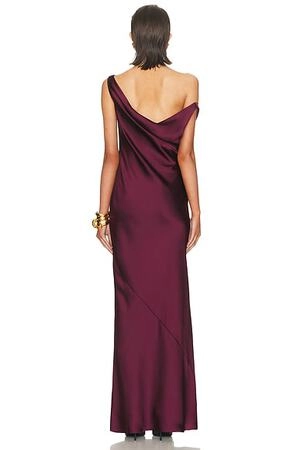 Norma Kamali Drop Shoulder Maria Gown