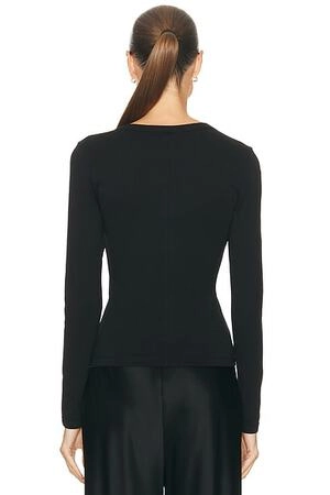 FLORE FLORE Iman Long Sleeve Top - Black