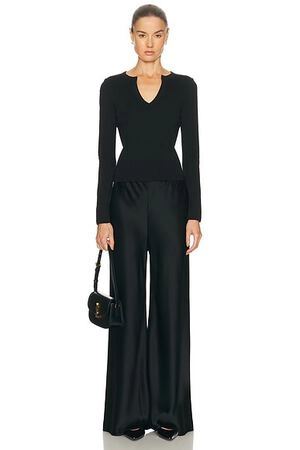 FLORE FLORE Iman Long Sleeve Top - Black