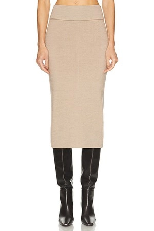 Jacquemus La Jupe Maille Doppio Knit Midi Skirt