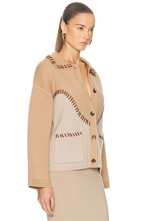Simkhai Chesney Oversized Cardigan With Fringe