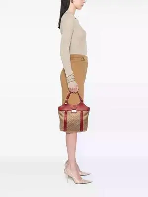 Dior Trotter Canvas Street Chic Tote Bag - Brown