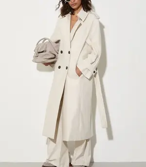 Max & Co. Cotton-wool Blend Straight Leg Trousers