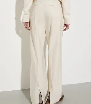 Max & Co. Cotton-wool Blend Straight Leg Trousers