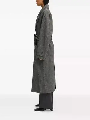 Fiorucci Belted Herringbone Coat