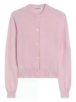 JIL SANDER Crew Neck Cardigan
