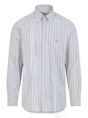 Etro Striped Logo-detail Shirt