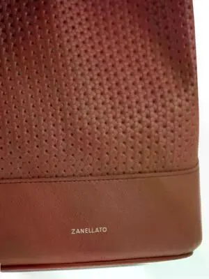 ZANELLATO Perforated Handle Bucket Bag