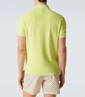 TOM FORD Cotton-blend Terry Polo Shirt - Green