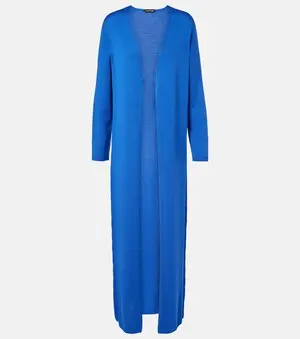 TOM FORD Wool Pique Cardigan - Blue