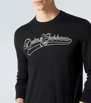 Dolce & Gabbana Virgin Wool Logo Sweater