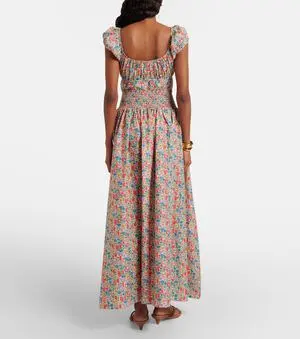 MONTCE Millie Floral Cotton Maxi Skirt
