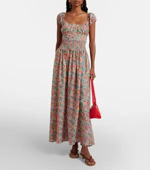 MONTCE Millie Floral Cotton Maxi Skirt