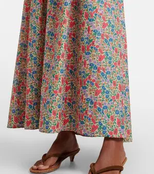 MONTCE Millie Floral Cotton Maxi Skirt