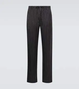 Dries Van Noten Mid-rise Straight Leg Trousers