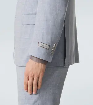 Canali Linen And Wool Suit