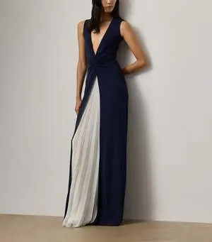 Ralph Lauren Pleated Maxi Dress