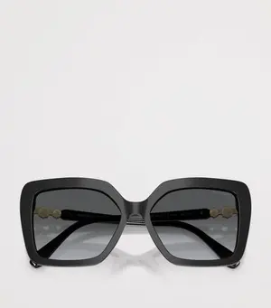 SWAROVSKI Sk6049 Butterfly Sunglasses - Black