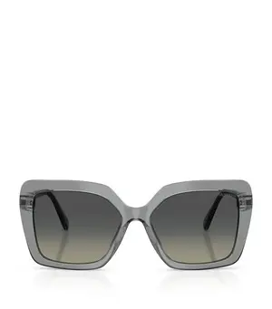 SWAROVSKI Swarovski SK6049 Butterfly Sunglasses Grey