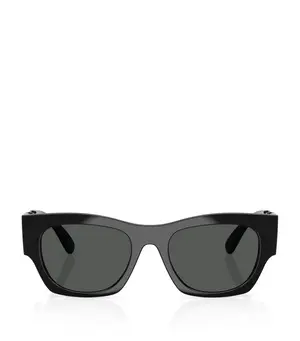 Versace Injected Ve4479u Square Frame Sunglasses - Black