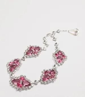 Valentino Garavani Crystal And Stone Necklace
