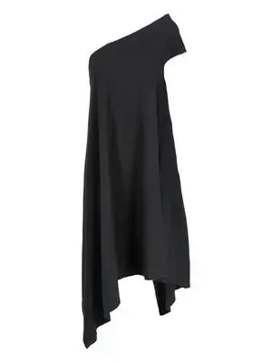 Rick Owens One-shoulder Asymmetrical Knee-length Dress