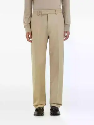 FERRAGAMO Belted Crease Chinos - Neutrals