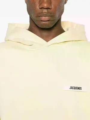 Jacquemus Le Hoodie Gros Grain Top - Neutrals