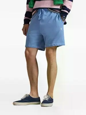 Polo Ralph Lauren Embroidered Drawstring Shorts - Blue