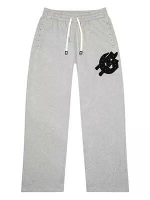 GODSPEED Symmetric Studded Track Pants Grey