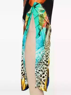 Camilla Graphic-print One-shoulder Dress