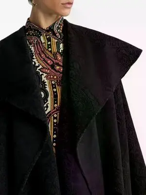 Etro Jacquard Paisley Cape