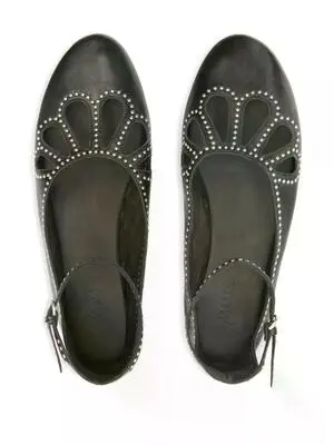 Isabel Marant Étoile Bloris Cut-out Ballerinas - Black