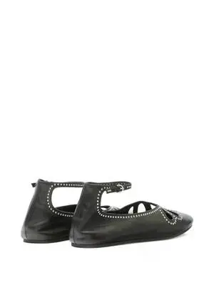 Isabel Marant Étoile Bloris Cut-out Ballerinas - Black