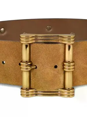 Etro Studded Suede Belt - Neutrals