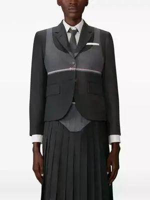 Thom Browne Twill Trompe-l'œil Jacket - Grey