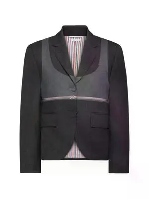 Thom Browne Twill Trompe-l'œil Jacket - Grey