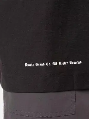 PURPLE BRAND Logo Print T-shirt