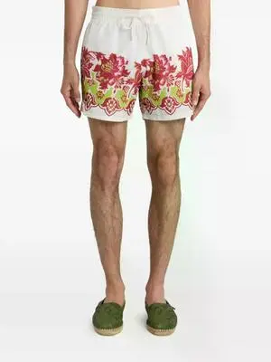 Etro Floral-print Swimsuit - Neutrals