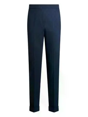 Etro Raw Edge Hem Pants For Women