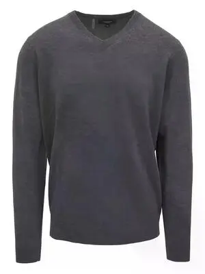 Kinross Cashmere V-neck Long Sleeve Sweater