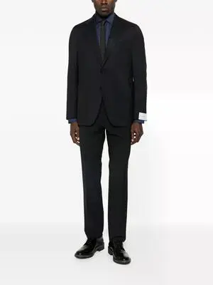 Caruso Aida Notched-lapel Blazer - Blue